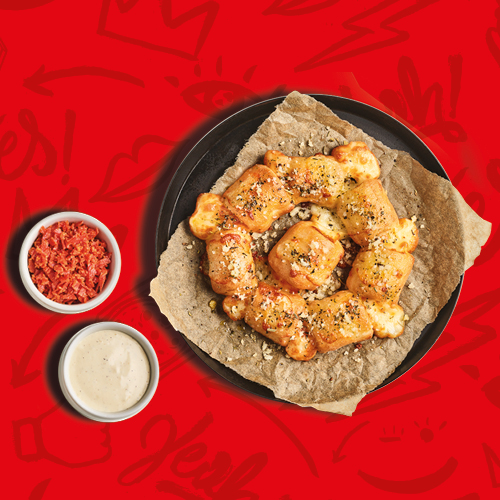 CHEESY BITES DIP & CRUNCH CHEESY BITES SNACK w PizzaHut